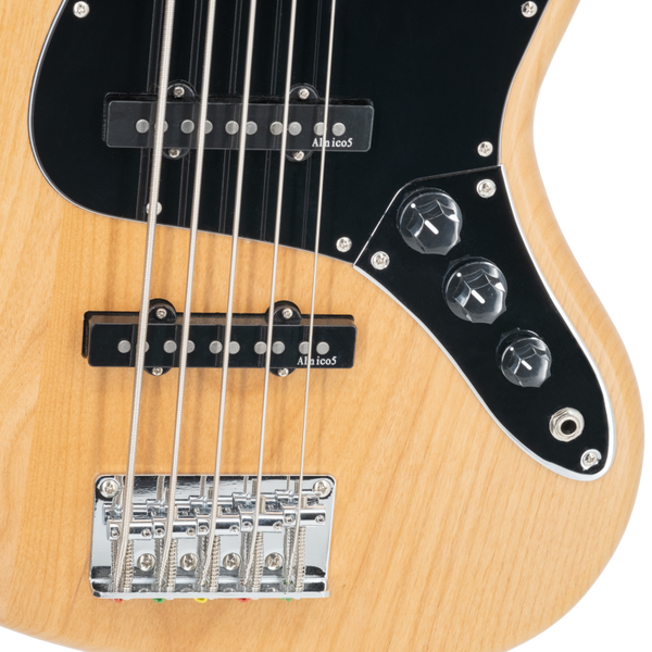 JB90 MA ALDER 5C Guitar bass PRODIPE 5 strings ALDER NAT. - Red Chilli ...